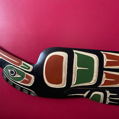 First Nations Corrine Hunt Recycled Glass Serving Tray Platter - Etsy