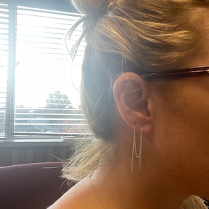 Half Moon, Vinyl Record, Rock-n-roll Inspired, Mixed Metal Earrings ...