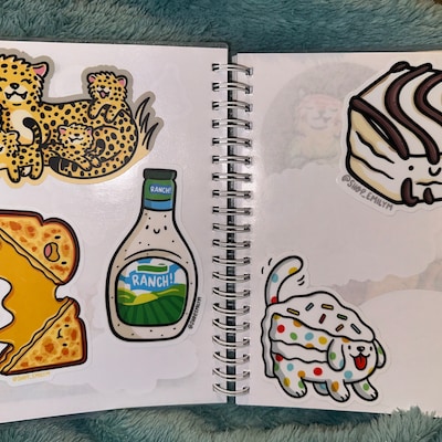 Cinnamon Roll Sticker Weatherproof Vinyl Sticker Waterproof Sticker ...