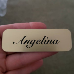 Custom Name Tags for Work, Custom Name Tags, Engraved Name Tag ...