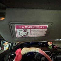 New Driver Pls Be Nice Sad Hamster Car Bumper Sticker Crying Funny Cute ...