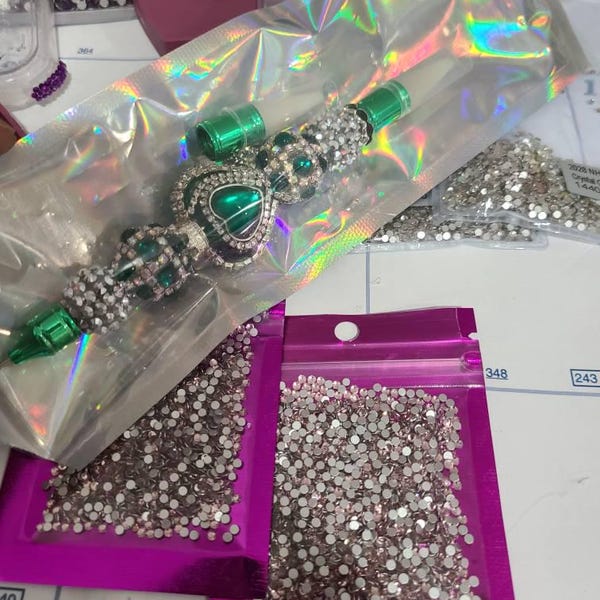 Wax Pens, Dual Tip Diamond Painting Pen, Rhinestone Tool, Wax Pencil ...