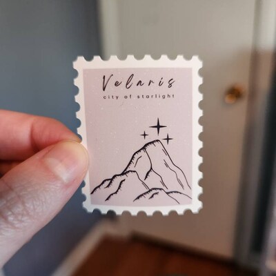 Velaris Stamp Sticker VINYL STICKER City of Starlight ACOTAR Sarah J ...