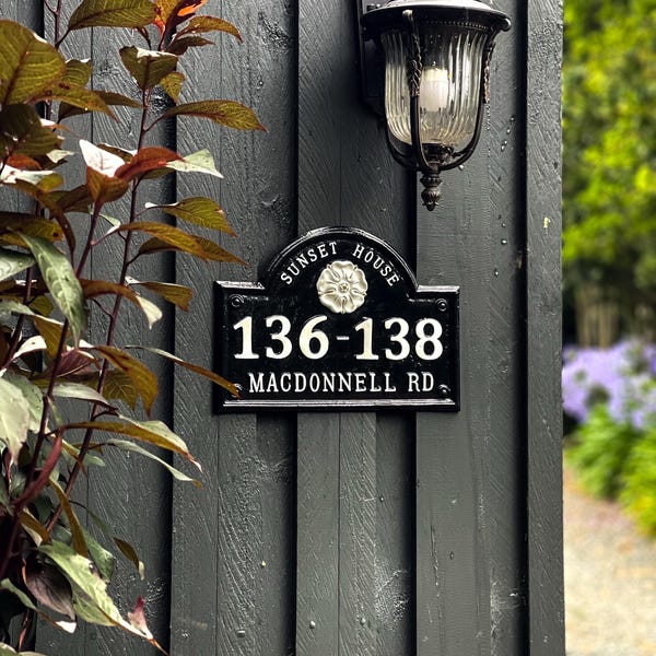 Edwardian /old Victorian Style English House Name Sign. Personalised ...