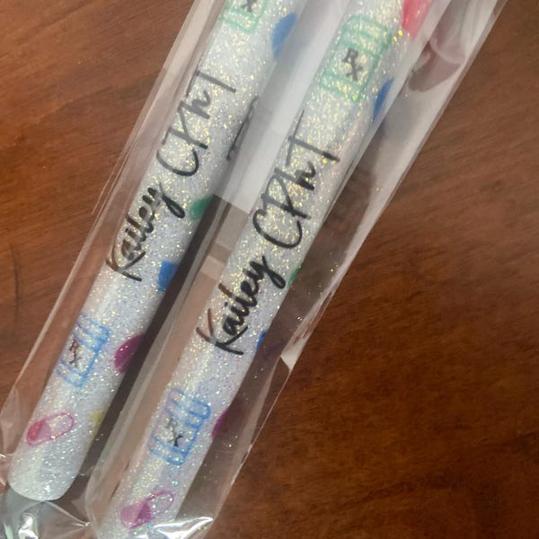 Nurse Glitter Pens, Dr Glitter Pens, Custom Glitter Pens, Medical Field ...