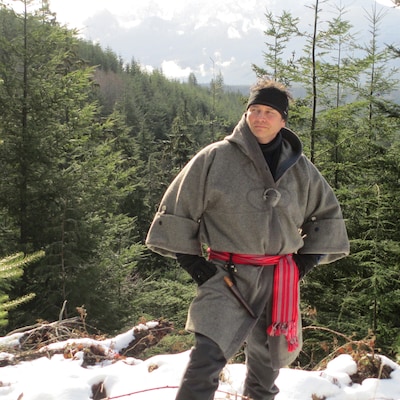 Extra Wide Cossack Woven Sash Belt 4 Black and Red Hand Crafted ...