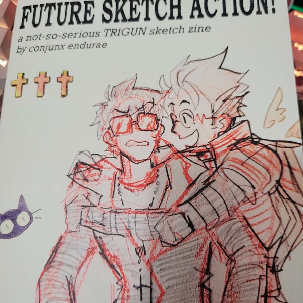 PREORDER Deep Space Action Trigun Sketch Zine - Etsy
