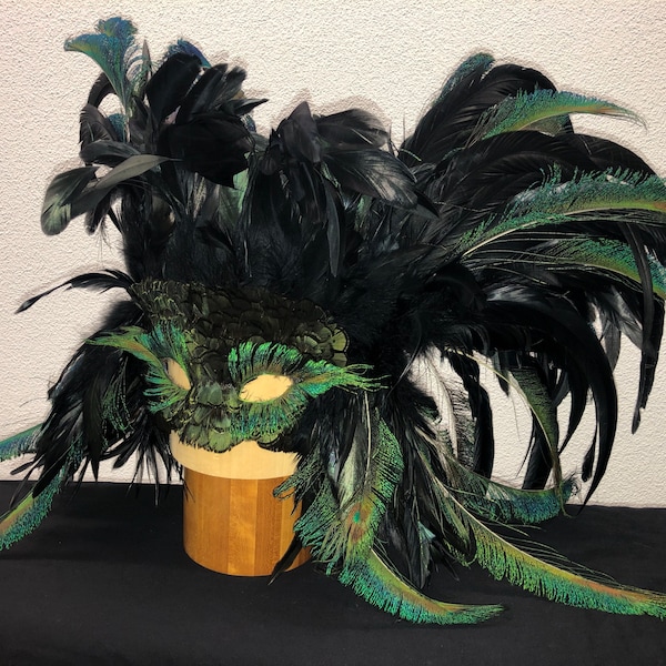 100 Pcs Black Coque Rooster Tail Feathers Loose for Feather Costume ...