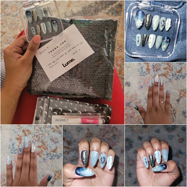 ZAYNE (love and Deep Space) Press on Nails - Etsy