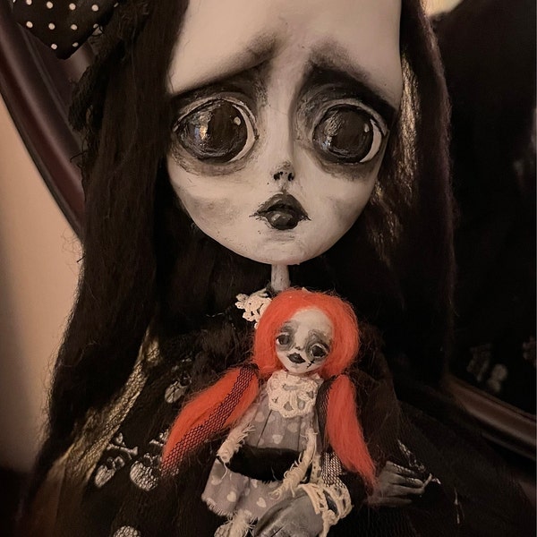 Ooak Doll-handmade Doll-ooak Art Doll-witch Doll-ooak Witch Doll-dark ...