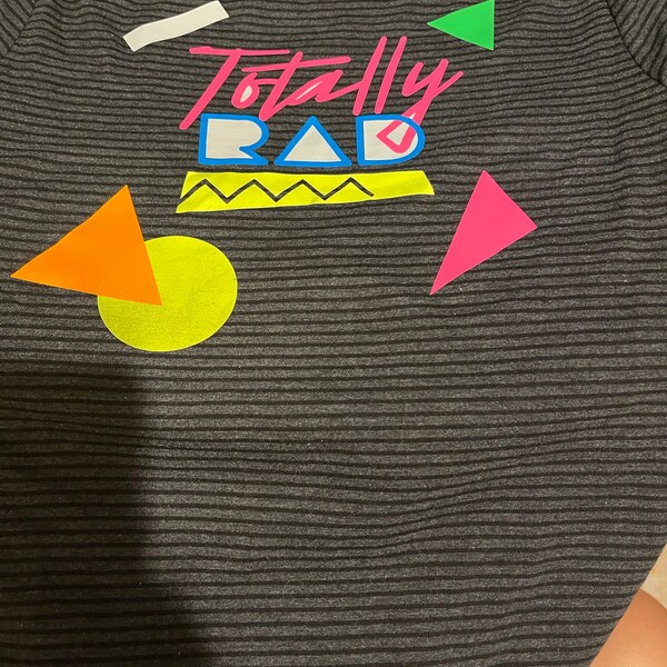 Totally Rad SVG, DXF, & PNG, Files, Design, Cricut, Silhouette, Trendy ...