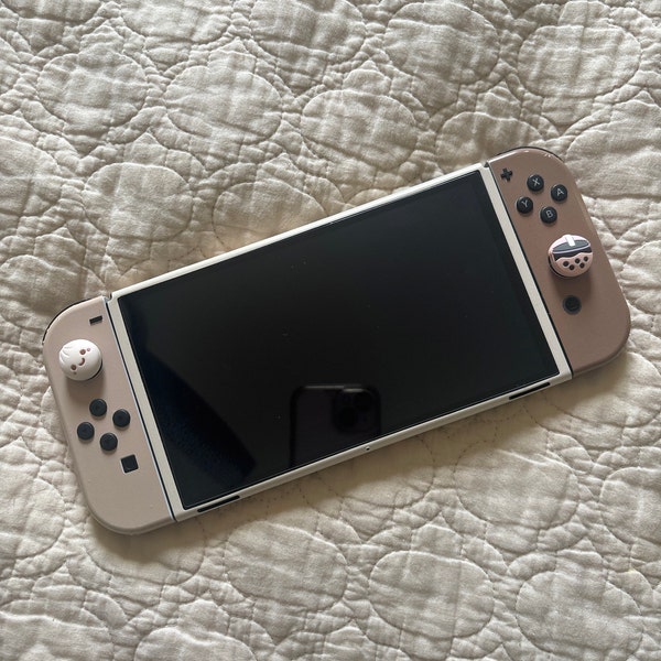 Cappuccino Time Nintendo Switch Skin, Cozy Brown Iced Latte Switch 2 ...