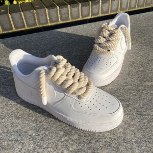 Chunky Laces 10mm Thick Cotton Rope Shoelaces Hot Pink With White Tips ...