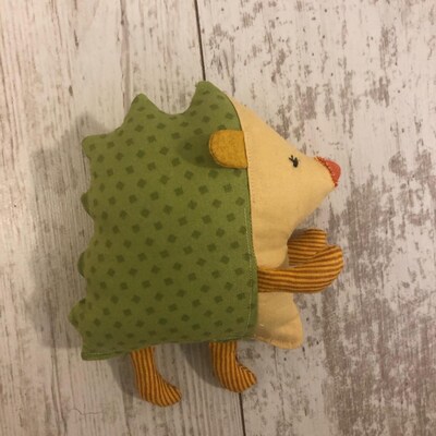 Stuffed Hedgehog Pattern Sewing Rag Spines Toddler Toy Handmade DIY ...