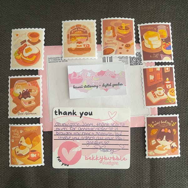 Kawaii Moo Sticker Sheet Kawaii Cow Cow Sticker Farm Stickers Planner ...