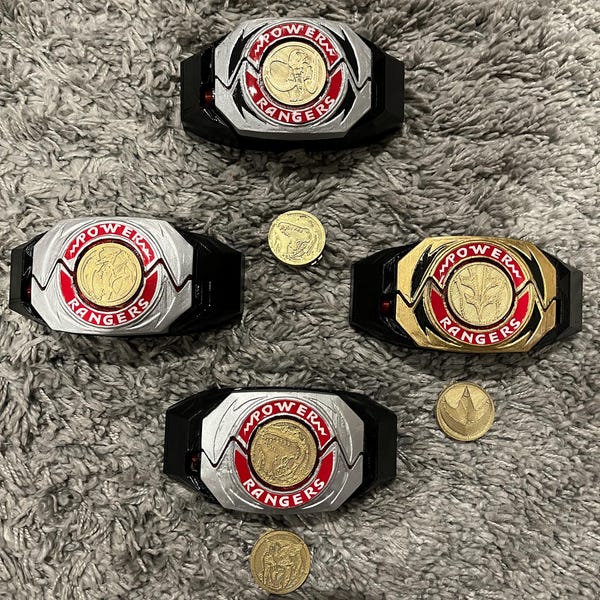 Power Morpher MMPR V2. Clicks Open and Closed, Removable Power Coins ...