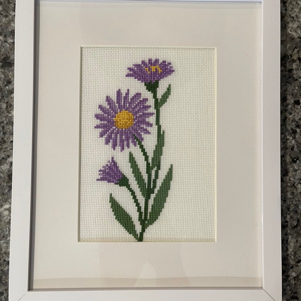 Birth Month Flowers Cross Stitch Pattern: Wildflower Embroidery (PDF ...