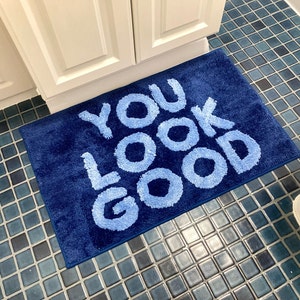 Nice Butt Bum Bath Mat Pink Funny Cute Bathroom Rugs Peach Blush Rug ...