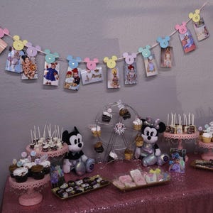 Printable Pastel Mickey Balloons, Disneyland Baby Shower Stand up Prop ...