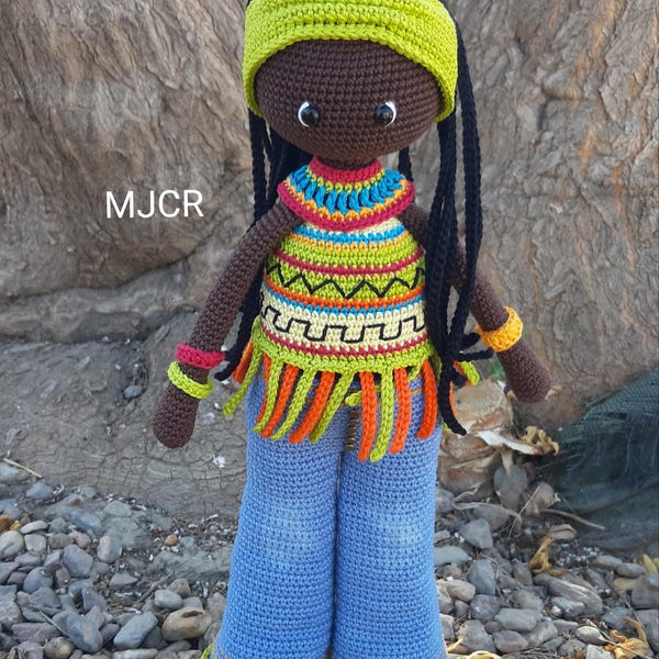 Crochet Pattern Doll Sky - Amigurumi - English - Spanish - French - Big ...