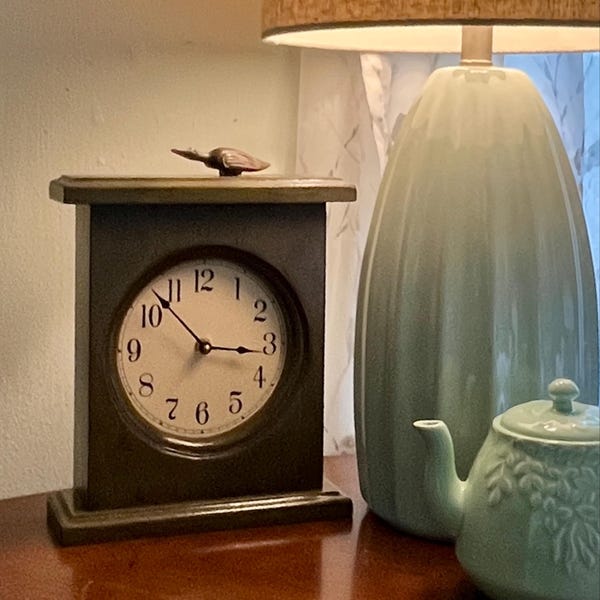 Small Wall Clock, Appalachian Rustic Clock, Wall Clock, Mantle Clock ...