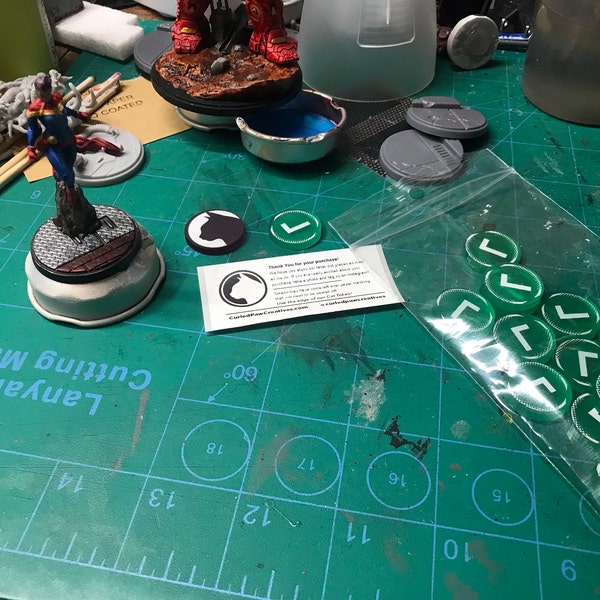 Acrylic Checkmark Token Set - MCP Crisis Protocol Compatible - Etsy