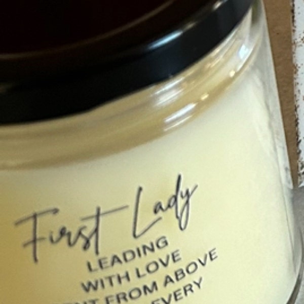 Pastor's Wife Vanilla Candle: First Lady Appreciation Gift - Etsy