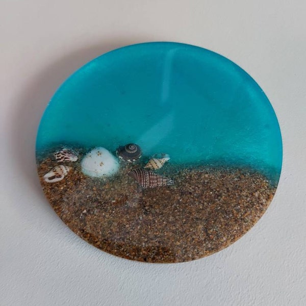 Beautiful Beach Theme Coasters. as Individual or a Full Set, Perfect ...