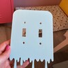Vintage Oval-shaped Plug Outlet Plate Cover, Duplex Power Outlet ...