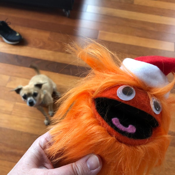 Gritty Ornament - 3D Felt, Handmade - Etsy