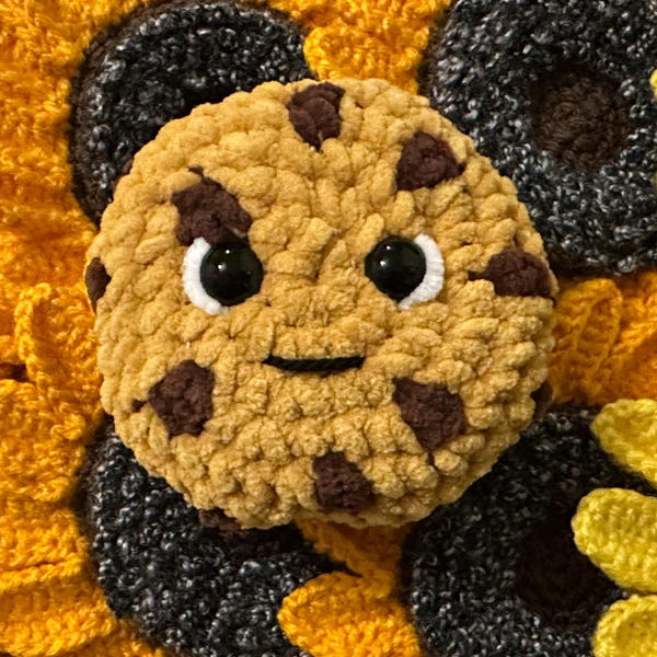 Mini Chocolate Chip Cookie Crochet Pattern, Plush Mini Cookie ...