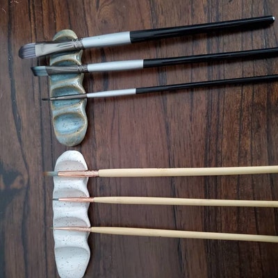 Colorful Paint Brush Rest: Ready-to-ship, Gift for Painters and Artists ...