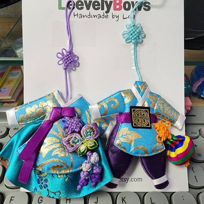 Daenggi 댕기 Traditional Korea Hair Accessories Korean Hanbok Accessories ...