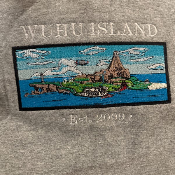 Wuhu Island Nintendo Wii Sports Resort Scene Embroidered Hoodie ...