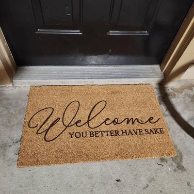 X-LARGE Double Door Doormat, Customized Coir Doormat, Extra Long ...