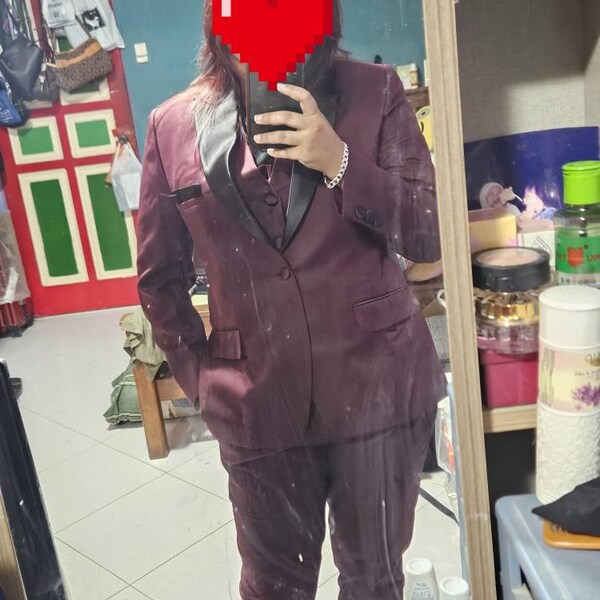 Premium Rust Suit, Men Linen Suit, 2 Piece Wedding Linen Suit ...