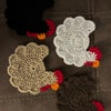 Pattern - Crochet Chicken Coaster Pattern - Crochet Pattern - Crochet ...