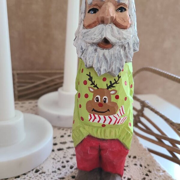 Carving Blanks, Wood Rough Out, Carving Undercover Santa Rough Out ...