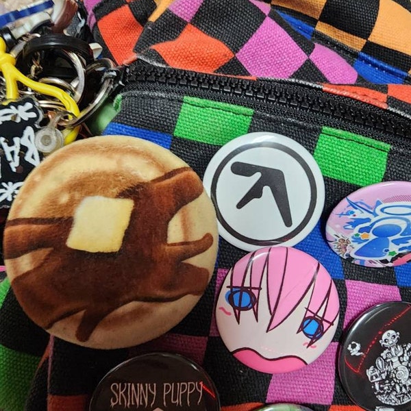 Aphex Twin 1 1/2" Pinback Buttons (custom Made) - Etsy