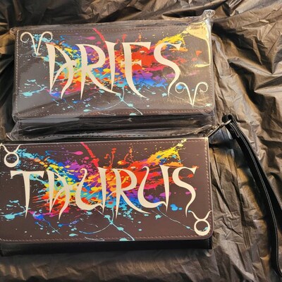 Blank Ladies Canvas Double Sided Wallet With Wristlet ready - Etsy