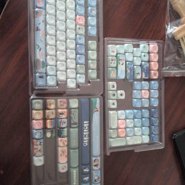 Ghibli Kiki Anime Japanese Style Keycap 140 Set | PBT Custom & Handmade ...