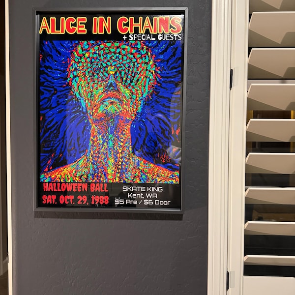 Alice in Chains - LIMITED EDITION (only 50) - 18” X 24” Concert Poster ...