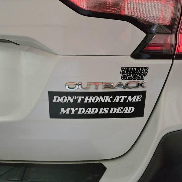 Wizard Bumper Sticker Funny, Cute Car Sticker Decals, Cursed Bumper ...