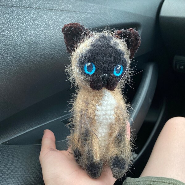 Custom Crochet Cat, Custom Cat Plush, Custom Stuffed Animal, Personalized Pet Gift, Pet Memorial ...