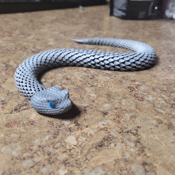 Snake Figure | Toy Animal | Articulated Model Viper | Large - Etsy