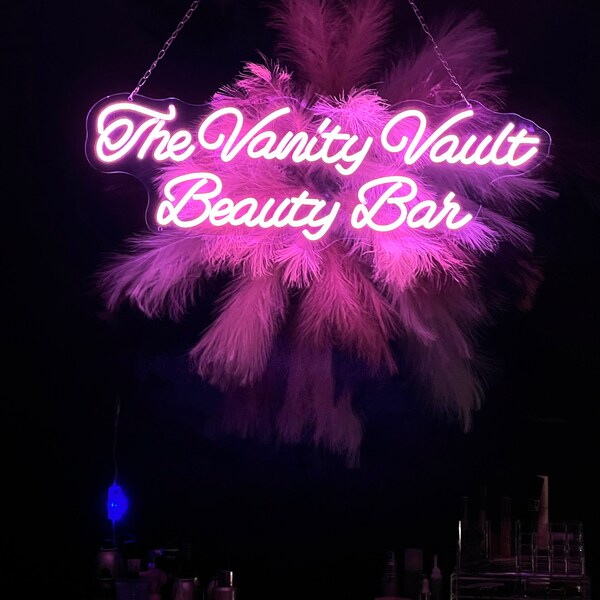 Custom Salon Room Neon Sign,beauty Room Signs,spa Bar Led Signage,pink ...