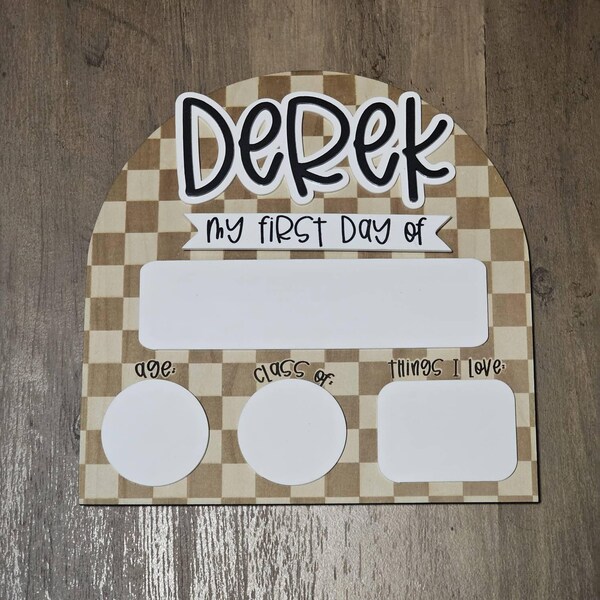 Homeschool Sign, First Day, Last Day, School Frame, Prop ...