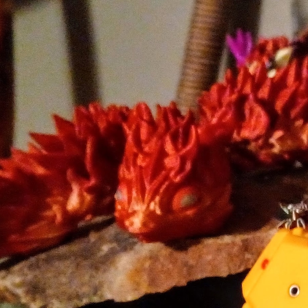 18" Phoenix Fire Pyro Dragon Articulating Flexi by Cinderwing Fidget ...