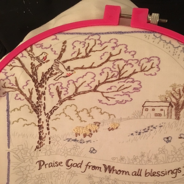 Praise God - Spring - Complete Embroidery KIT - Etsy