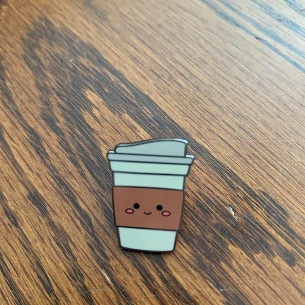 Iced Coffee Enamel Pin - Cute Pins - Cool Pins - Kawaii Pins - Etsy